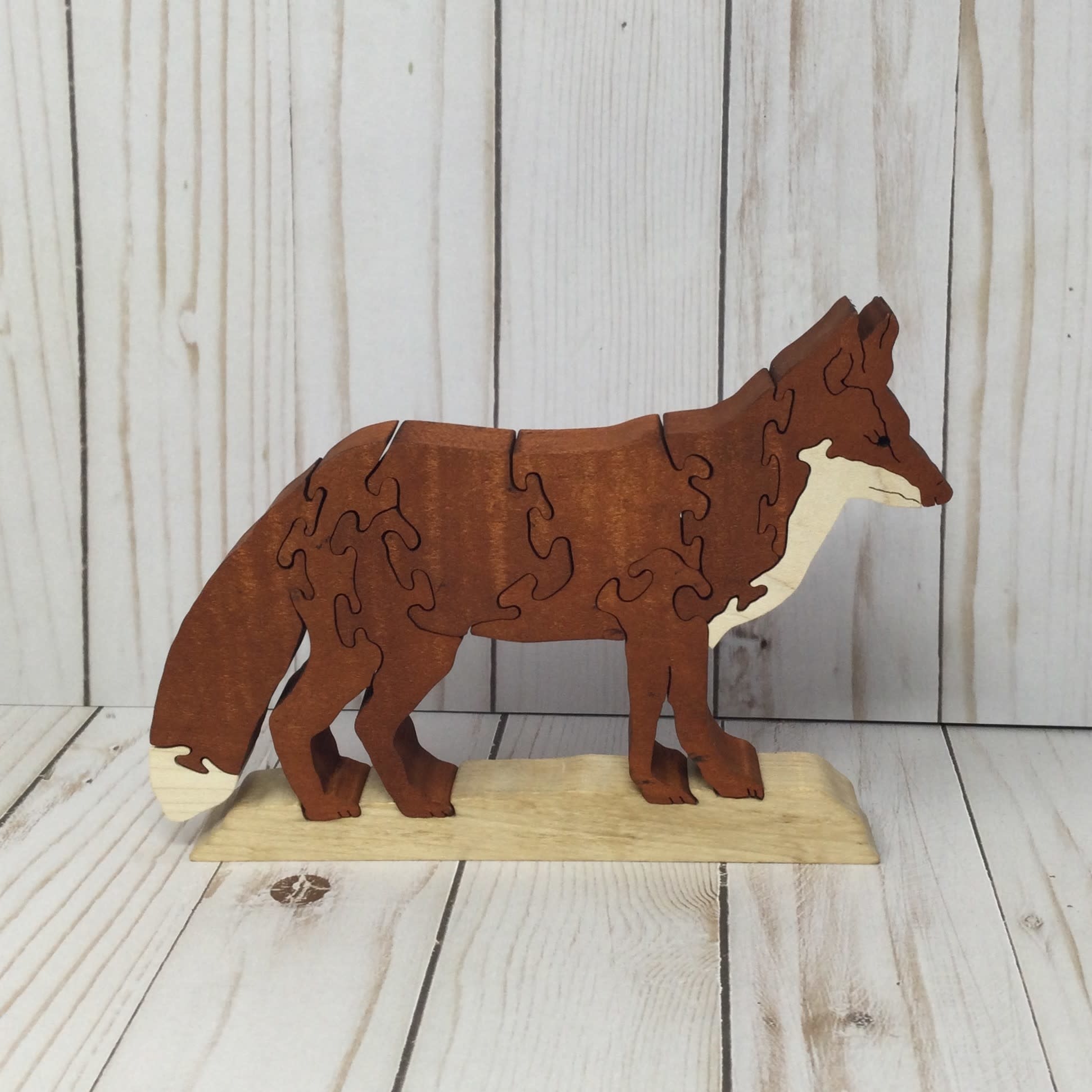 Brian's Wood Puzzle - Red Fox - Backyard Birds Nature Shop