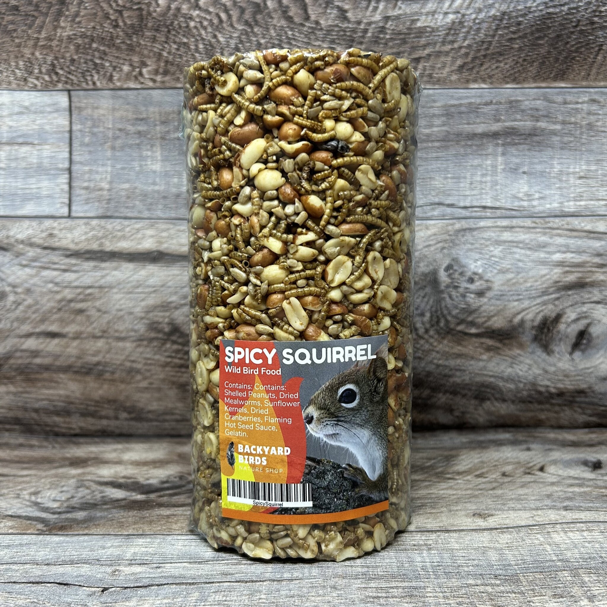 Spicy Squirrel Mix Small Cylinder | Backyard Birds Nature Shop ...
