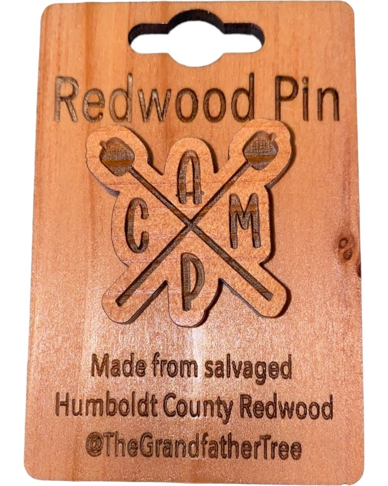 Collectible Pin (Redwood) CAMP - Grandfather Tree Gifts and More
