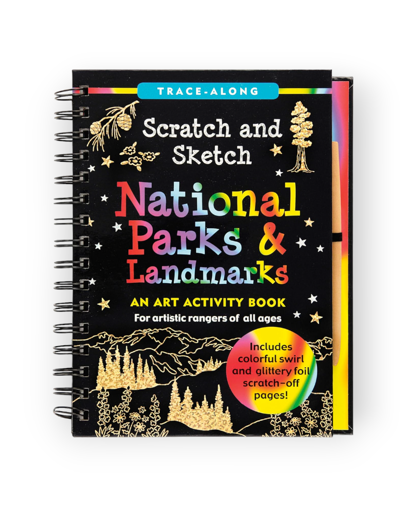 Scratch & Sketch: Trace Along Activity Books - Grandfather Tree Gifts ...