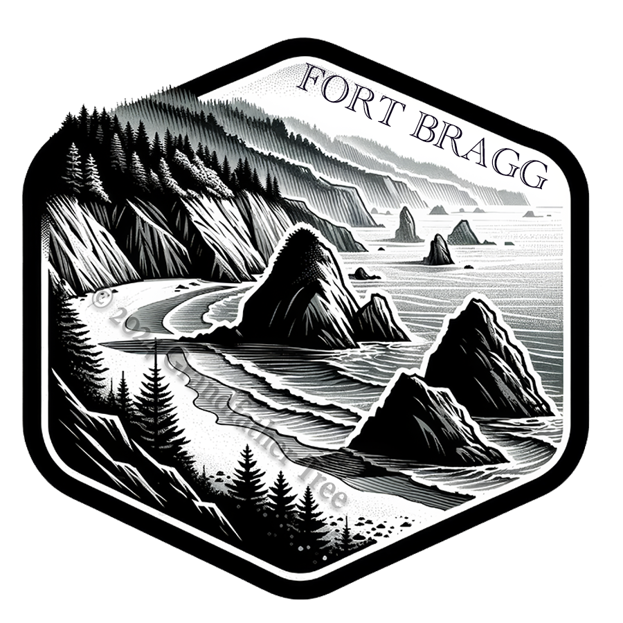 Sticker (Fort Bragg) - Grandfather Tree Gifts and More