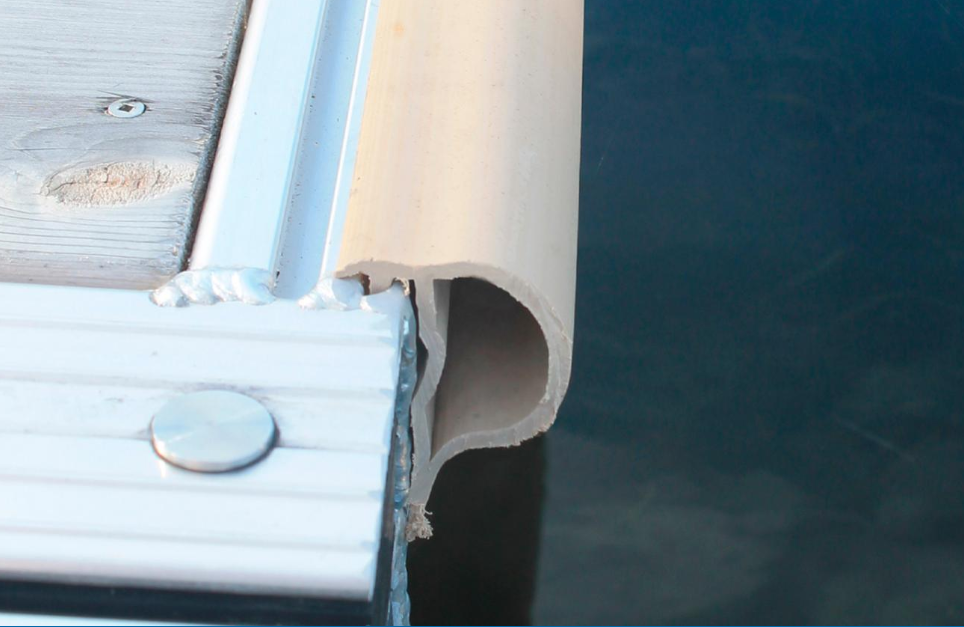 Bertrand Vinyl Protector - Durable Dock Edge Guard - Dock Guys LLC
