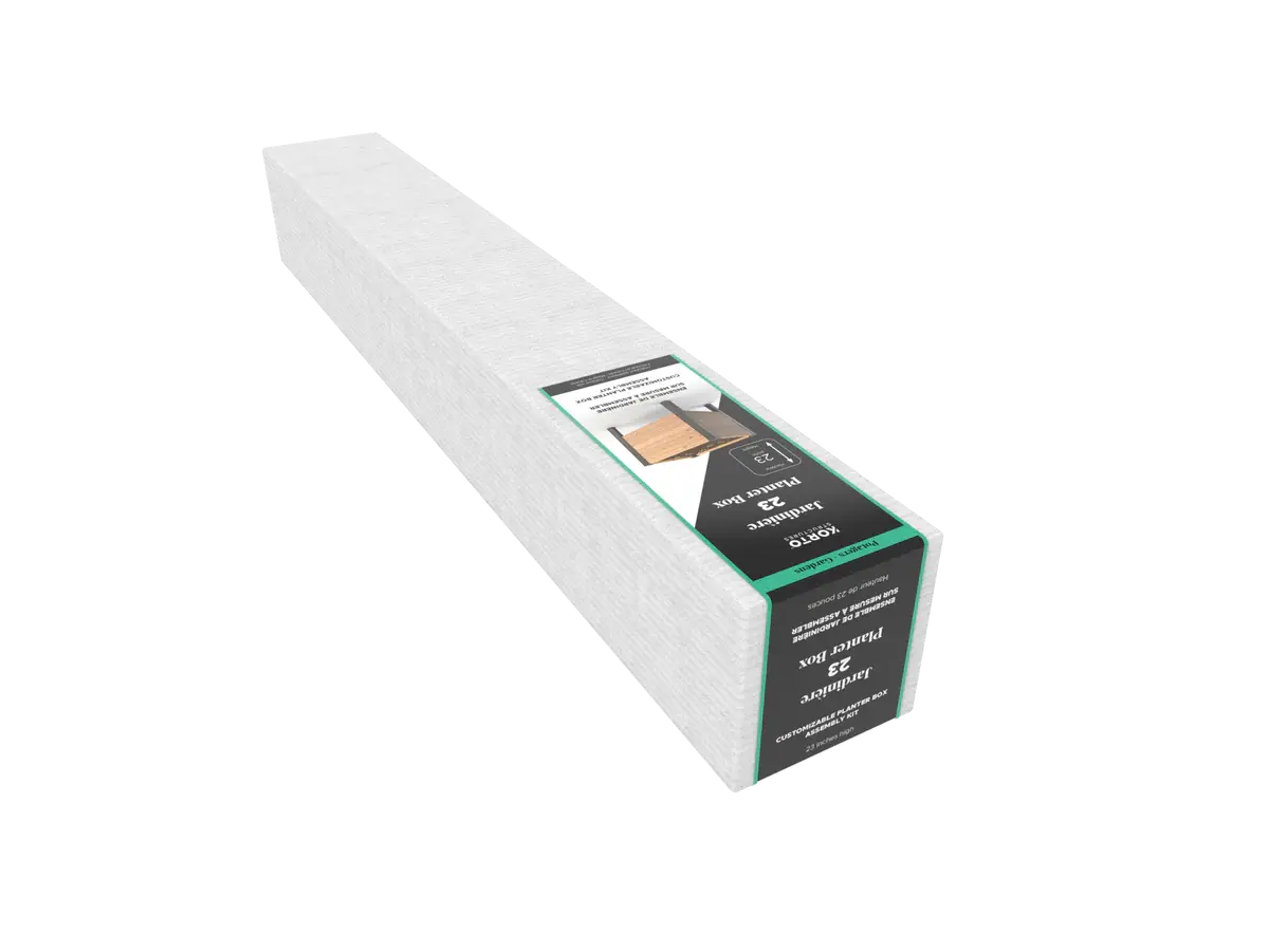 Customizable 23-Inch Elevated Cedar Planter Box Kit | Korto Structures ...