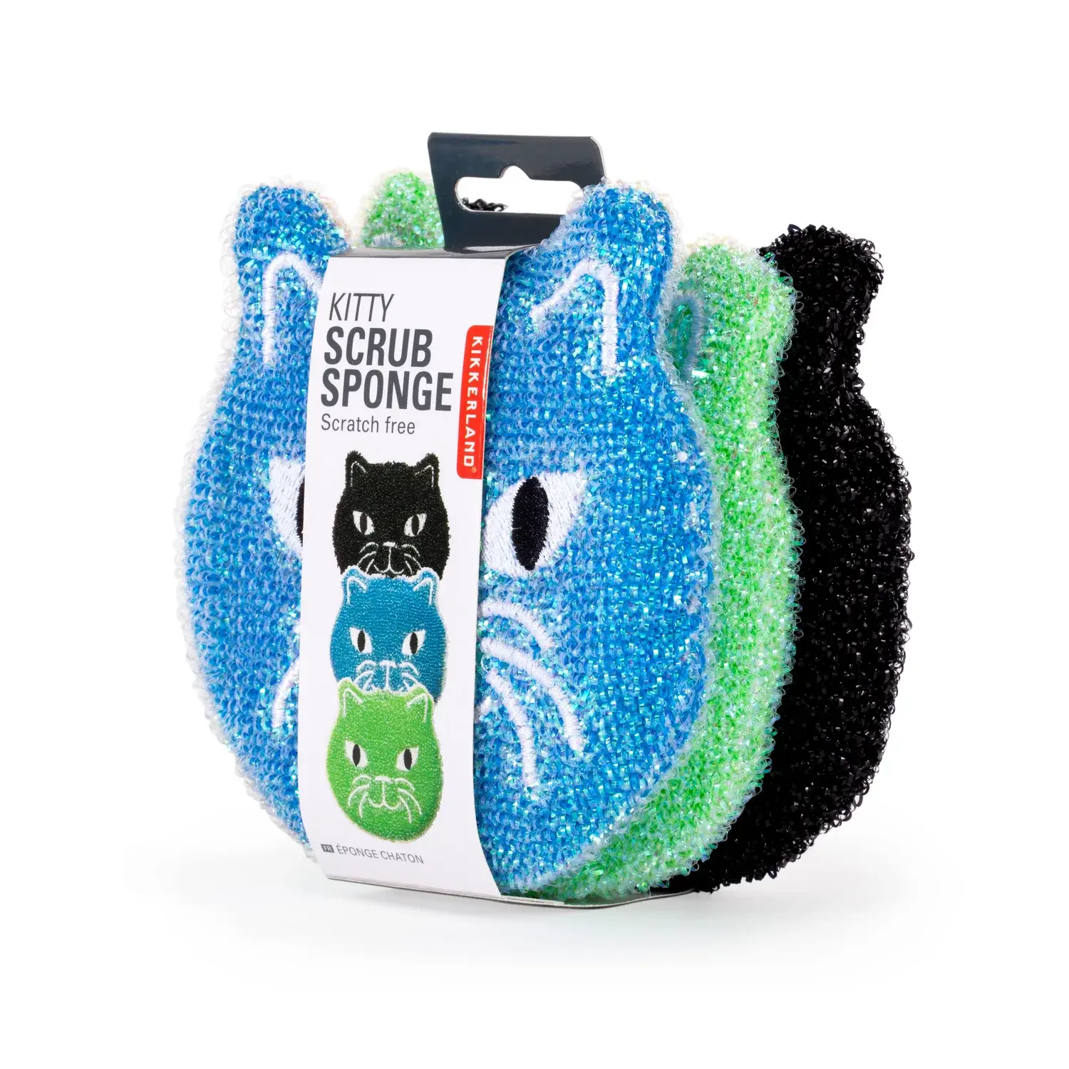 CAT SPONGE SET OF 3 - Fireside Gift Shops