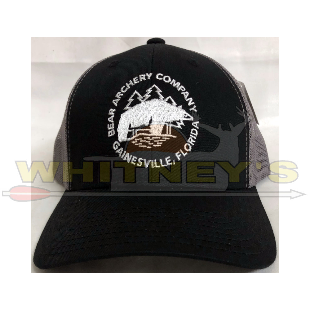 Bear Traditional Logo Hat, Black - Whitney's Hunting and Archery Supply