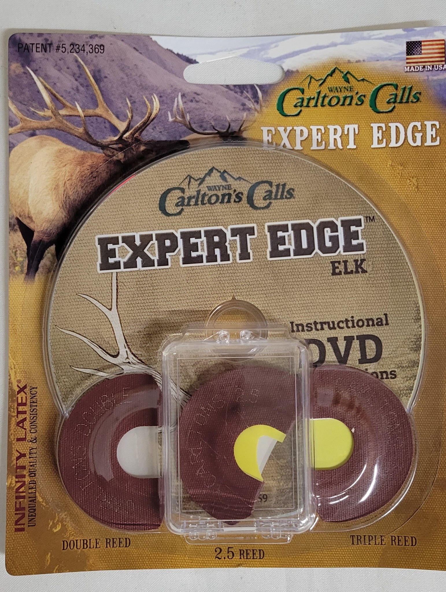 Hunters Specialties Wayne Carlton's Calls Expert Edge Diaphragm Elk ...