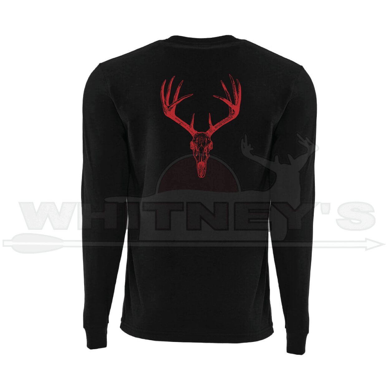 Bowtech Deer Skull Long Sleeve Tee, Black - Whitney's Hunting and ...