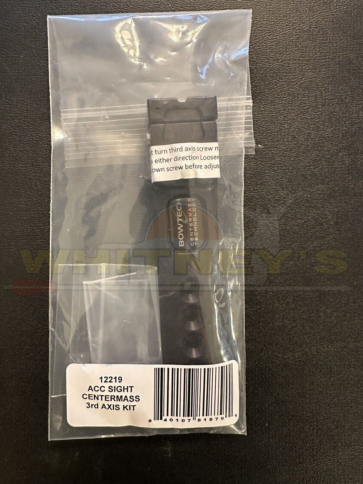 Bowtech Sight CenterMass Bar- 12219 - Whitney's Hunting and Archery Supply