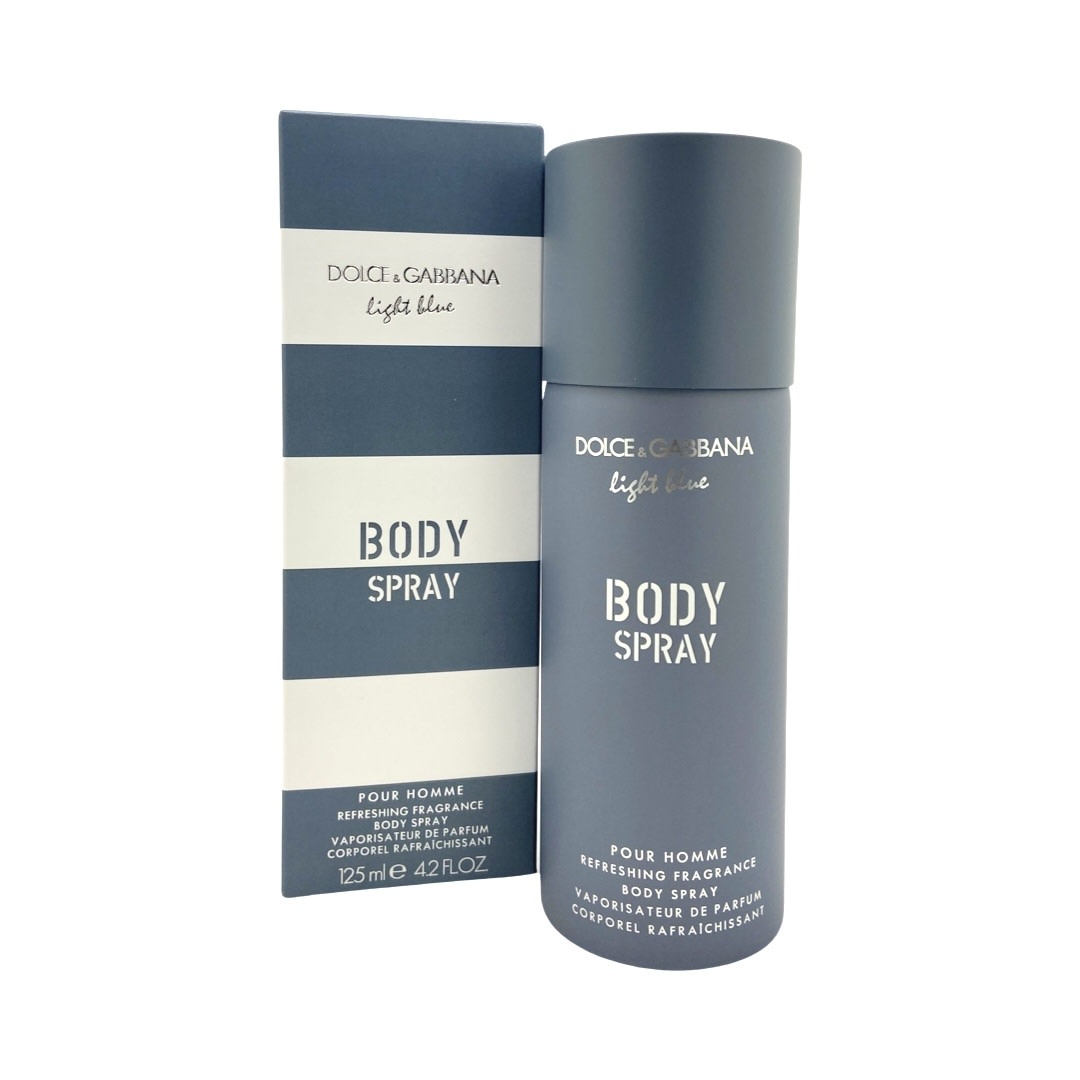 Dolce & Gabbana Light Blue For Men Refreshing Fragrance Body Spray - Le ...
