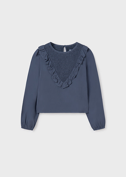 RUFFLE BLOUSE TWEEN GIRL - Maditude Children's Boutique & Toys