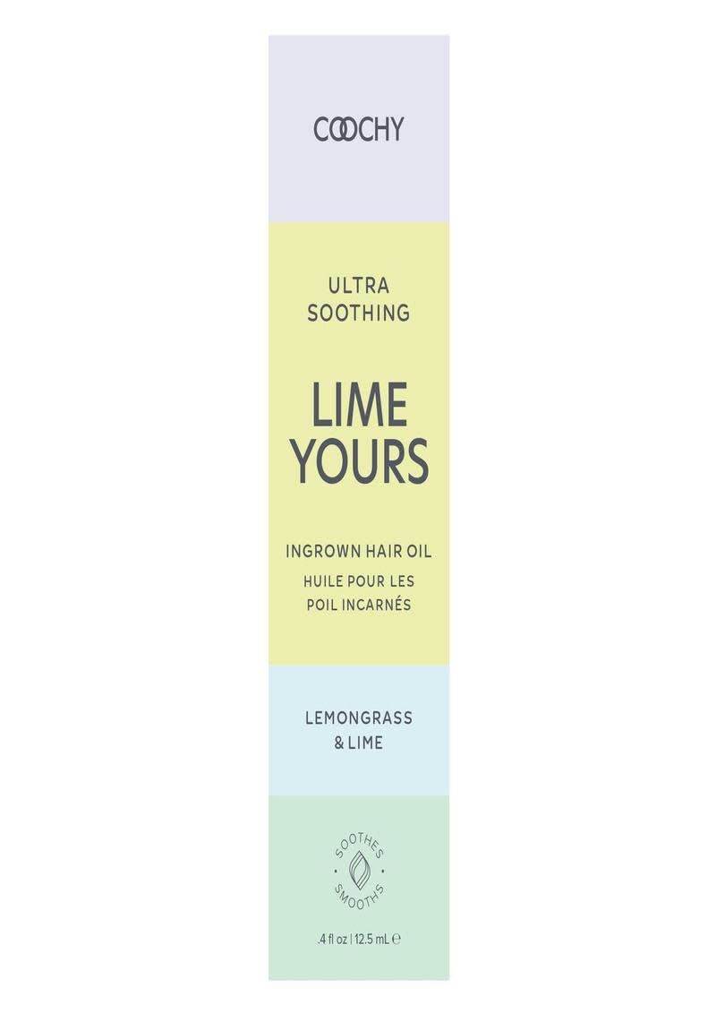 Coochy Ultra Soothing Lime Yours Ingrown Hair Oil Lemongrass Lime .5oz ...