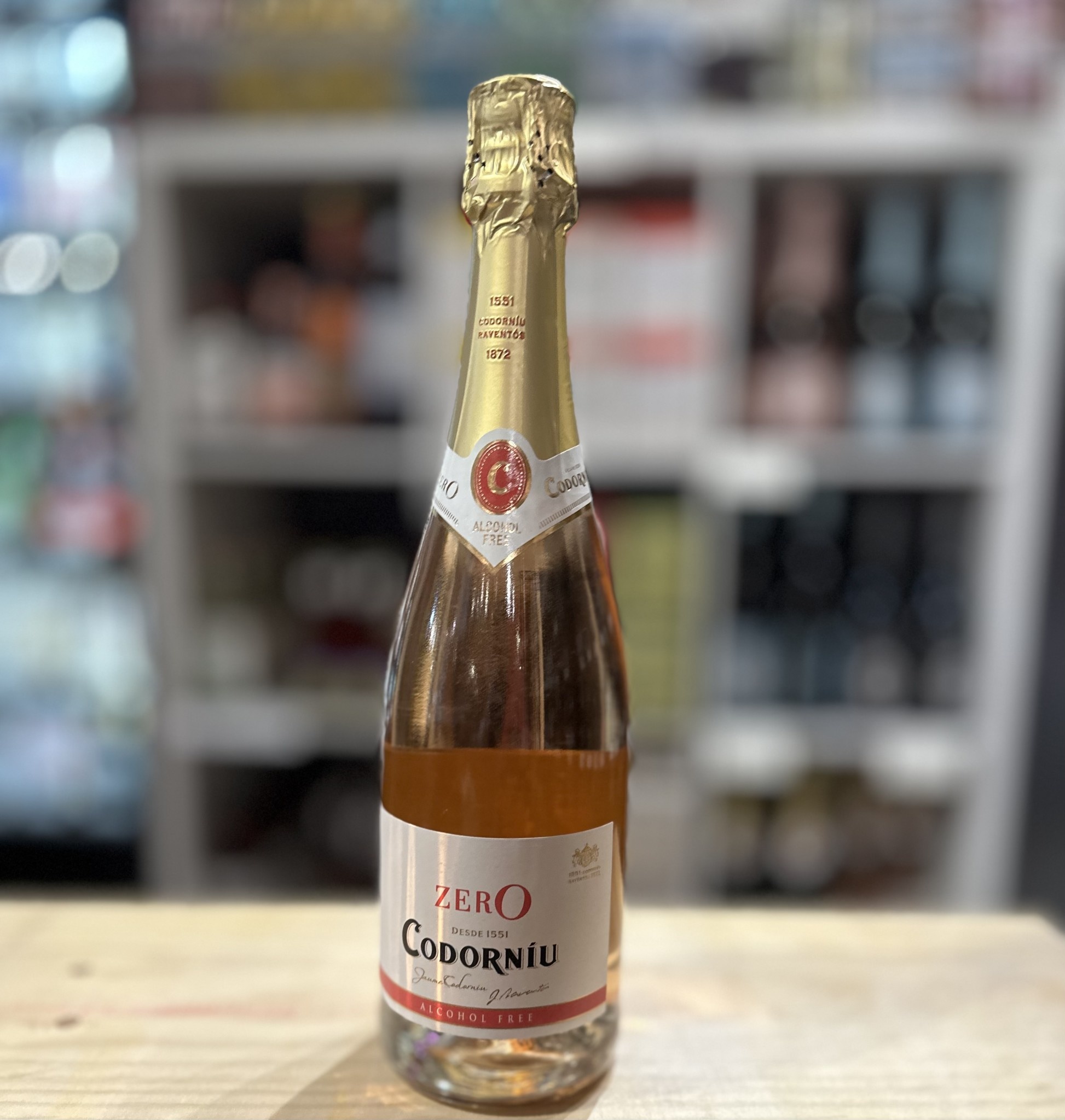CODORNIU • SPARKLING ROSE NON ALCOHOLIC • 750 ML • BOTTLE - The Wine Bin