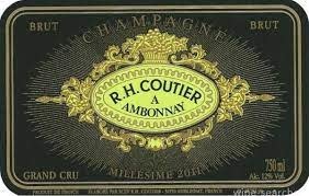 R.H. Coutier 2012 Champagne 'Cuvee Millesime' Grand Cru Brut 750ml ...
