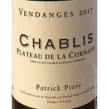 Patrick Piuze 2021 Chablis Plateau de la Cornasse 750ml - Chicago Wine ...