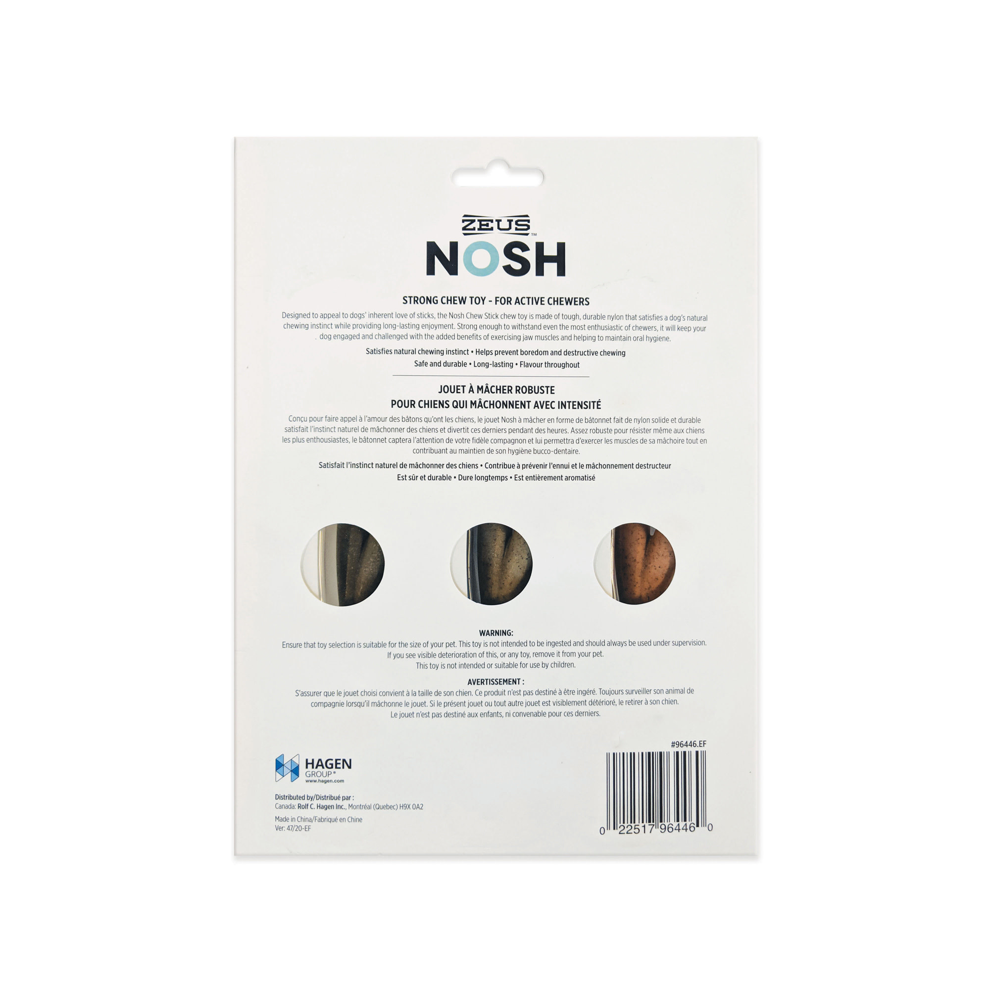 ZEUS - Nosh sturdy chew bone in stick form - Paddock Animal & Co