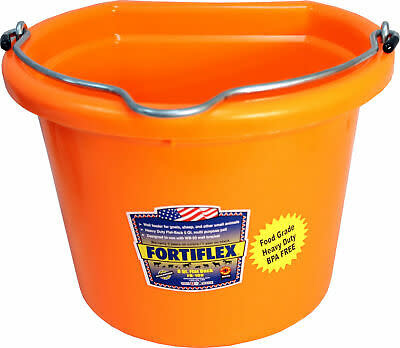 FORTIFLEX - Flat-back bucket - Light colors - Paddock Animal & Co