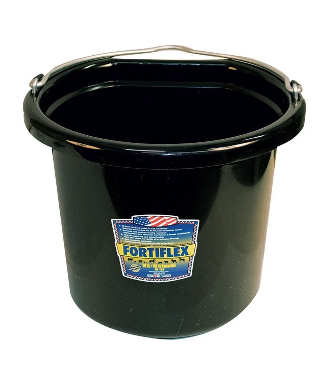 FORTIFLEX - Flat-back bucket - Dark colors - Paddock Animal & Co