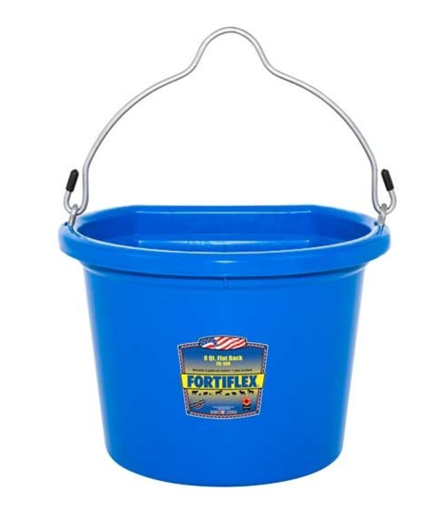 FORTIFLEX - Flat-back bucket - Dark colors - Paddock Animal & Co