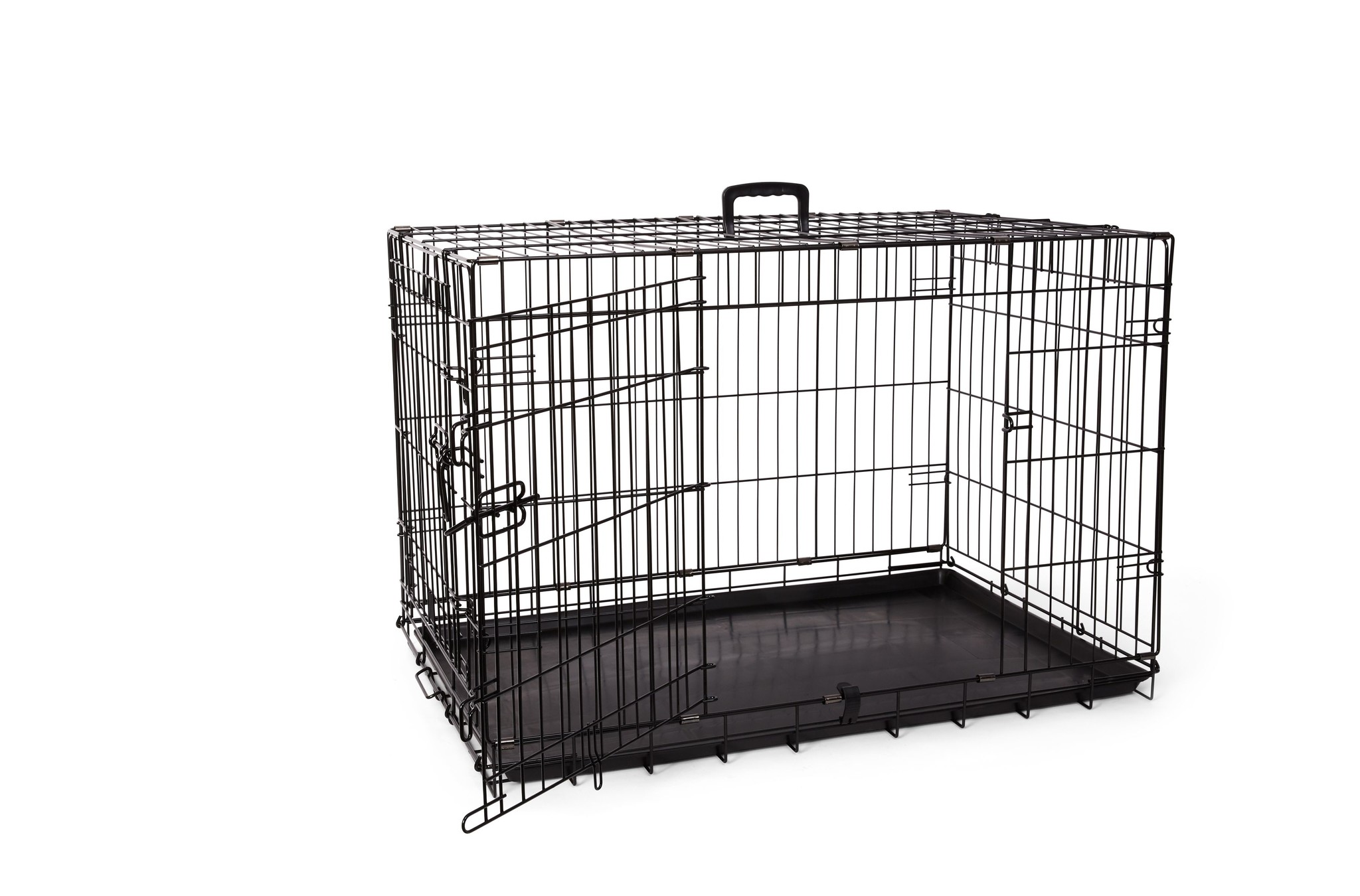 BUD'Z - Cage Deluxe, 2 portes avec séparateur - Paddock Animal
