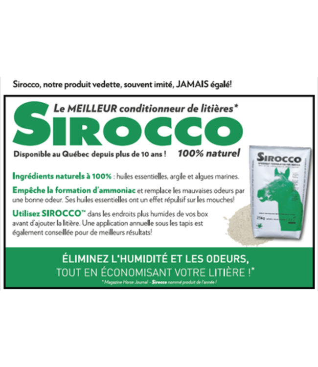 SIROCCO - Litter conditioner - 25kg - Paddock Animal & Co
