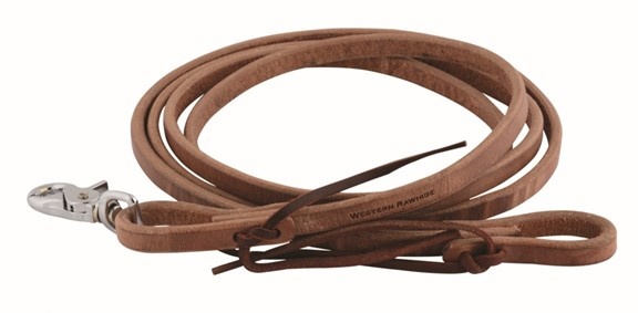 WESTERN RAWHIDE - 7ft Signature Leather roping bit - Paddock Animal & Co