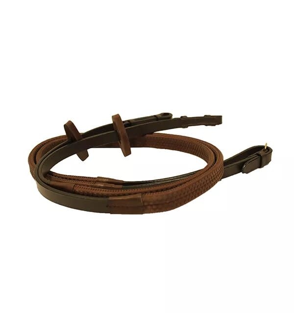 HORSEWARE - Rêne Rambo Micklem en rubber - Paddock Animal