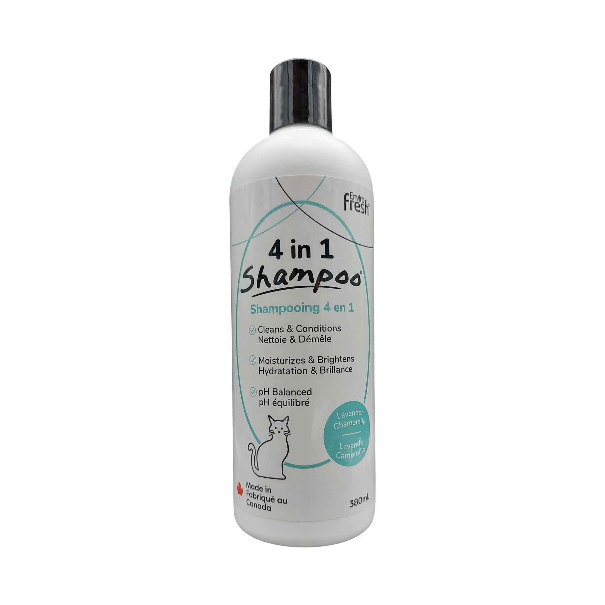 ENVIROFRESH - Shampoing pour félin 4-en-1 - Paddock Animal