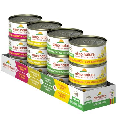 ALMO NATURE - HQS Natural Pack de Rotation (4 saveurs) - Paddock Animal