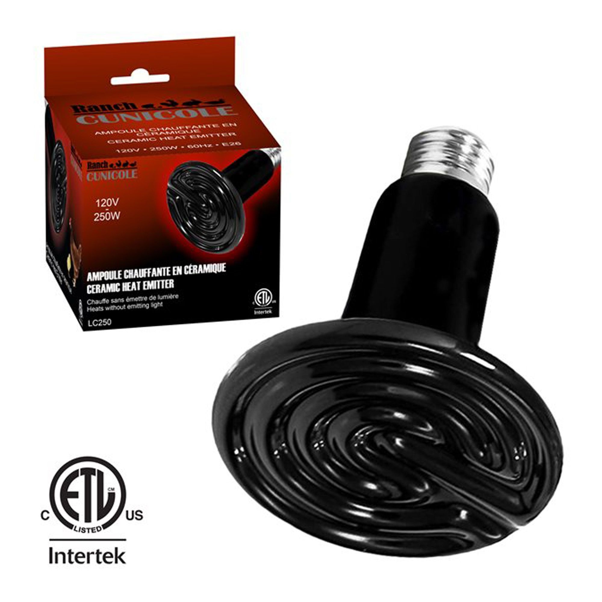 RANCH CUNICOLE - Ceramic Heat Bulb - Paddock Animal & Co