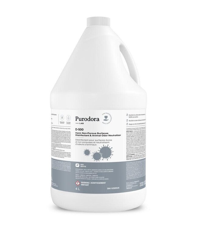PURODORA LAB - Hard, Non-Porous Surfaces Disinfectant (D-500) - Paddock ...
