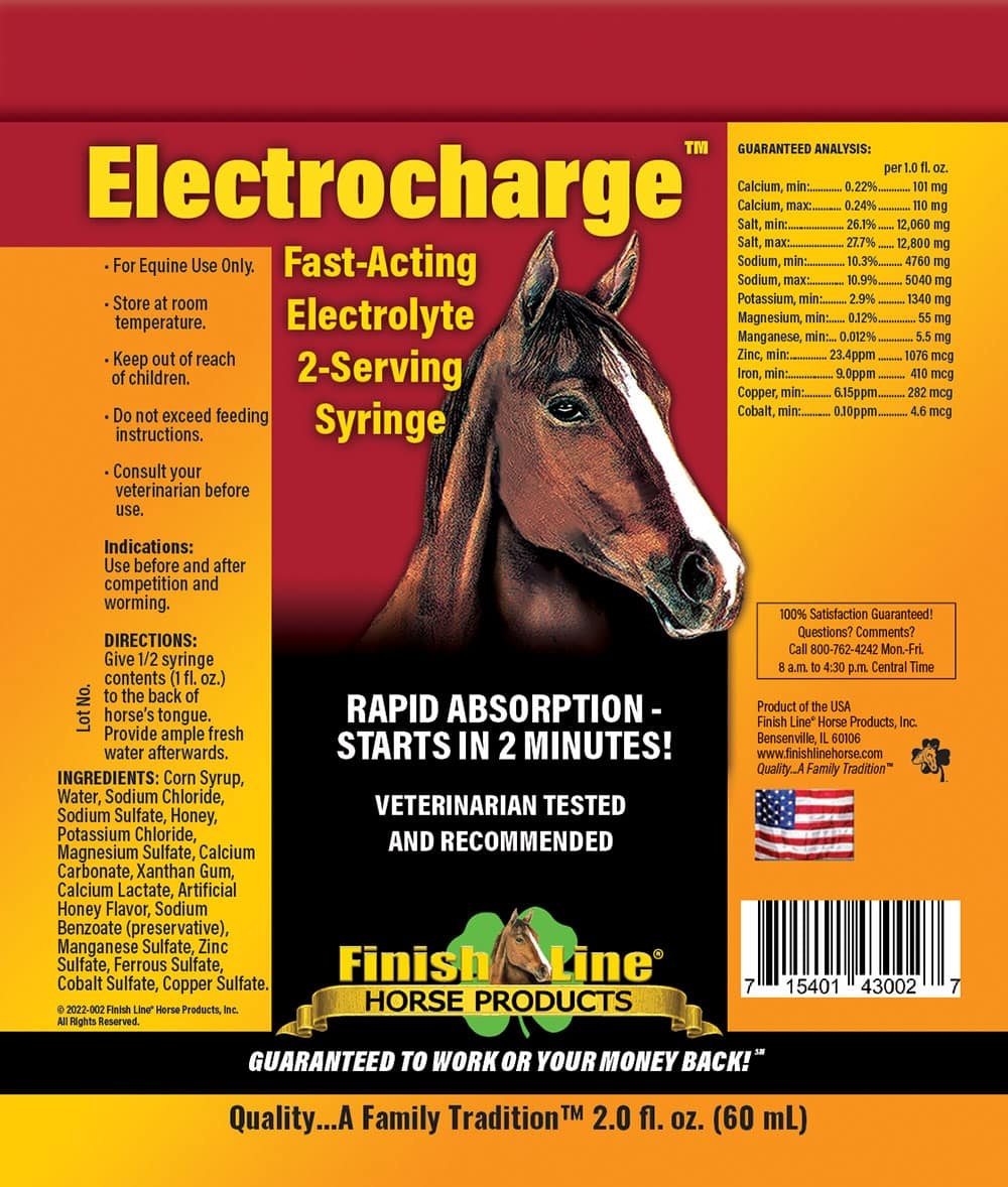 FINISH LINE - Seringue Electrocharge - Paddock Animal