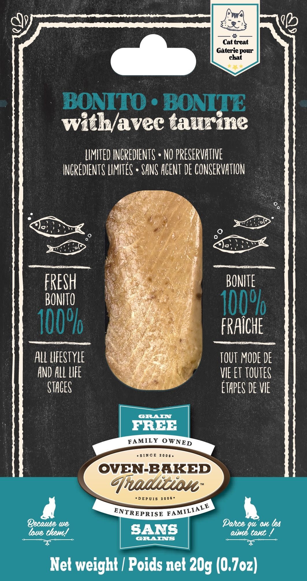 OVEN-BAKED TRADITION - Filets de Bonite & Taurine - Paddock Animal