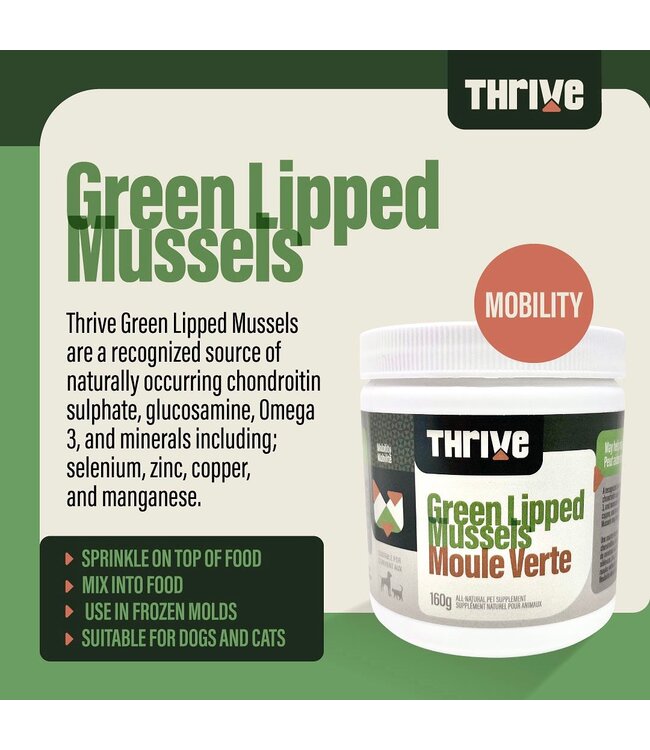 THRIVE - Supplément de Moule Verte - Paddock Animal