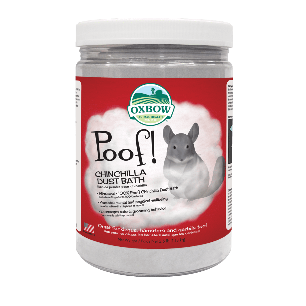 OXBOW - Poof! Bain de Poudre pour Chinchilla - Paddock Animal