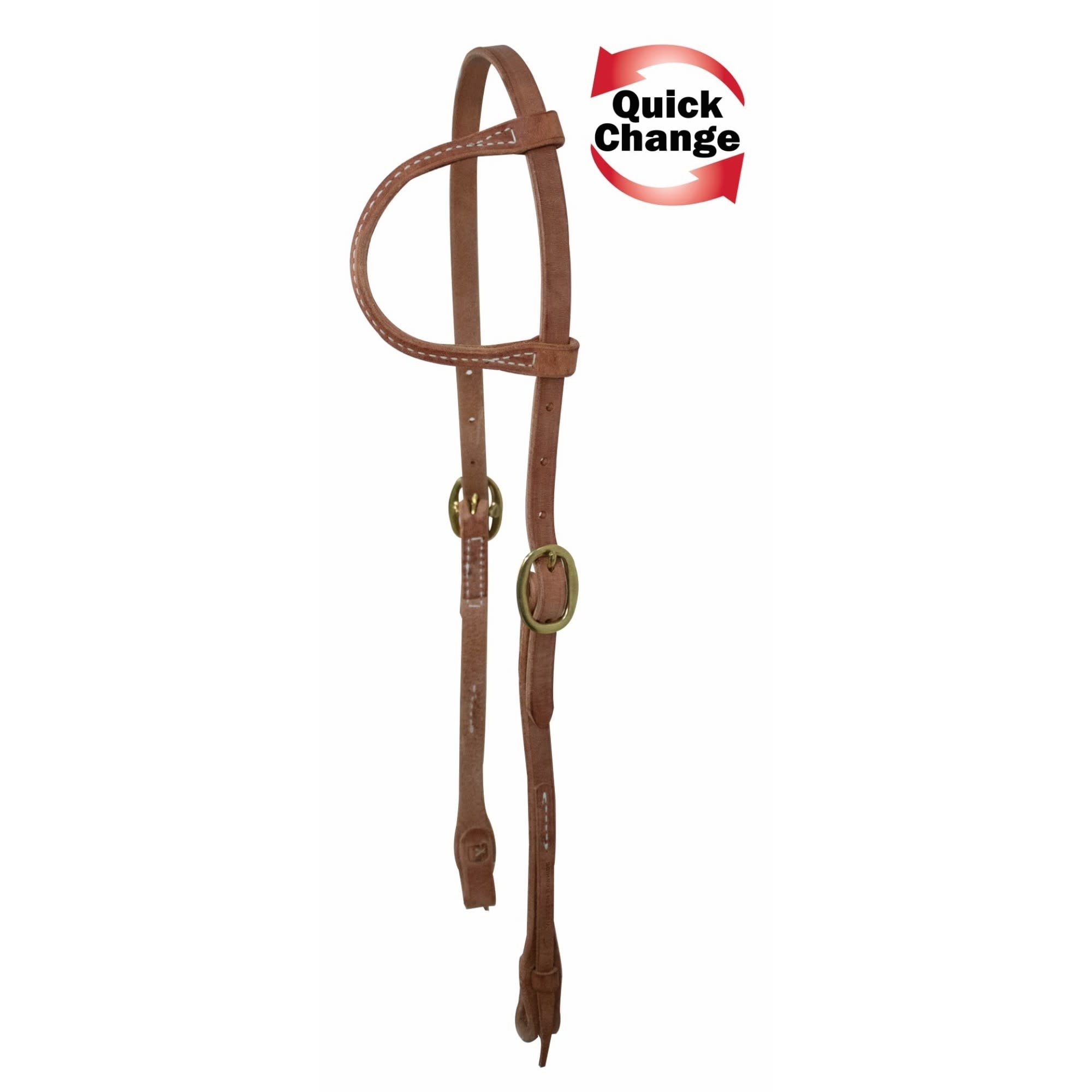 WESTERN RAWHIDE - Signature Quick Change Slide Ear Bridle - Paddock ...