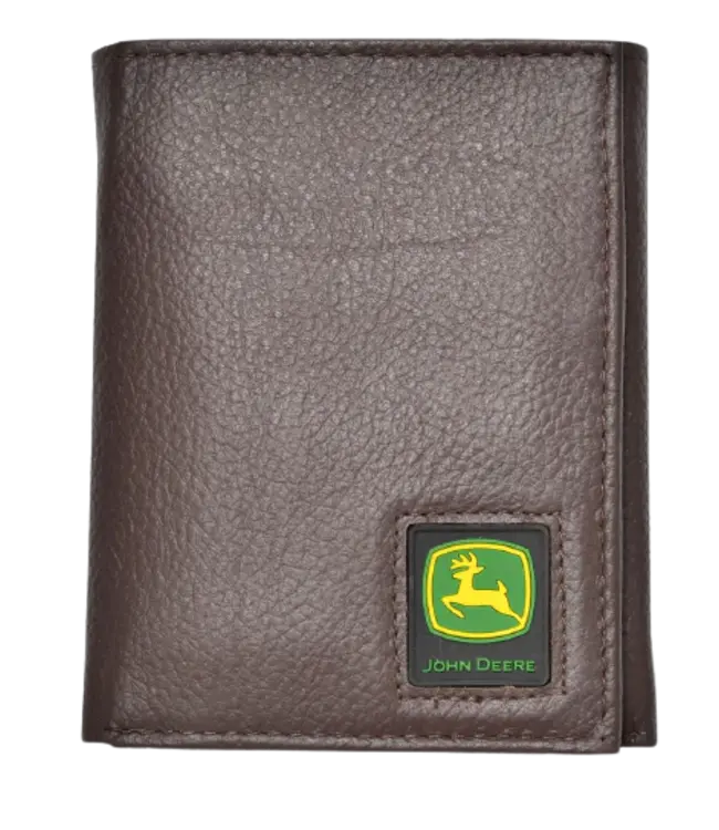 JOHN DEERE - Tri-Fold Wallet with Logo - Paddock Animal & Co