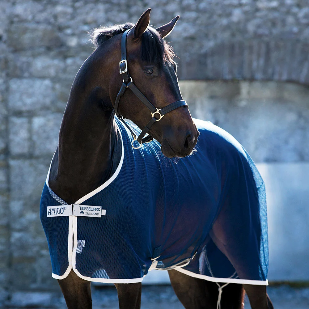 HORSEWARE - Cooler Amigo Net (No Fill) Navy - Paddock Animal
