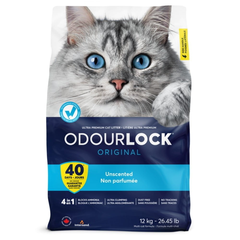 INTERSAND - Litière OdourLock 40jours Multi-Chats - Paddock Animal