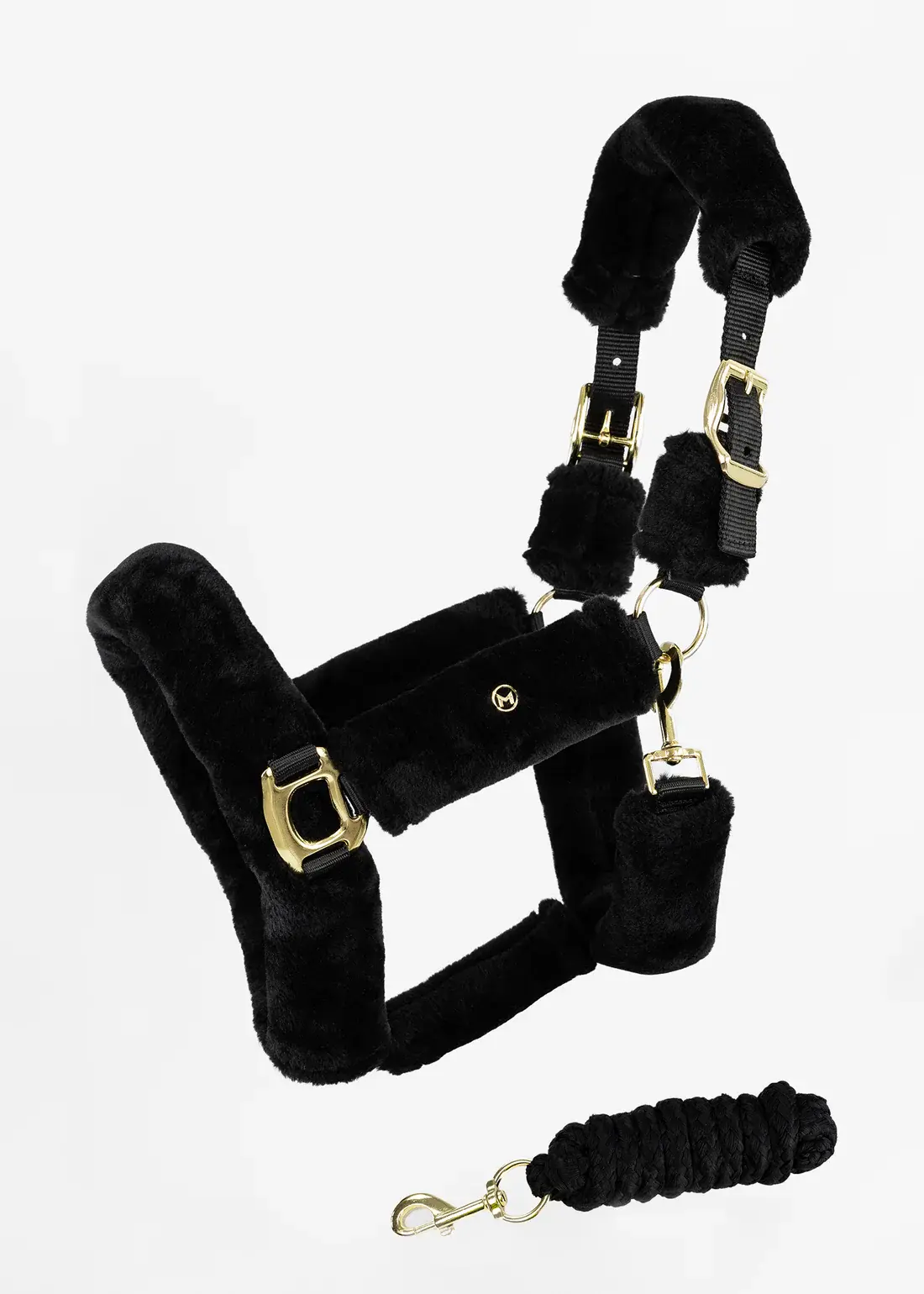 MAXIMILIAN EQUESTRIAN - Licou Fluffy avec laisse - Paddock Animal