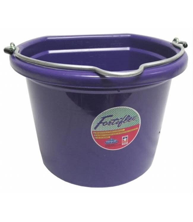 FORTIFLEX - Flat-back bucket - Dark colors - Paddock Animal & Co