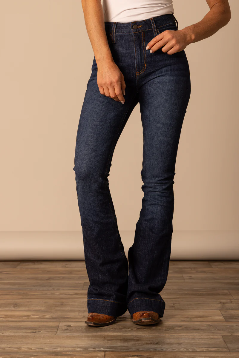 KIMES RANCH - Jeans Riding Jennifer Blue - Paddock Animal