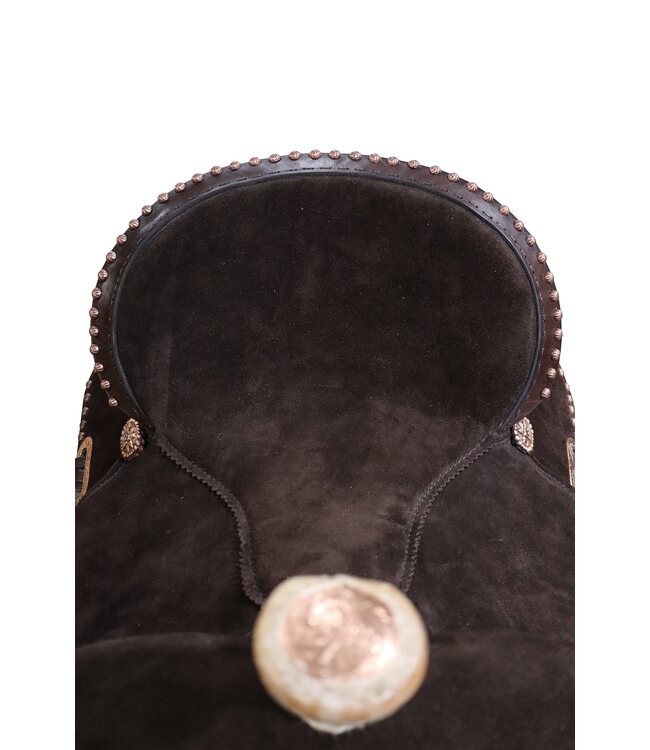 CIRCLE Y - Selle Martha Josey-Mitchell Lightweight Lightspeed Arçon Ré ...