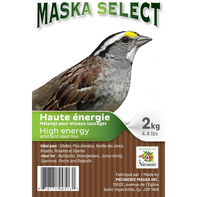 MASKA SELECT - MS Wild Bird Seed High Energy Mix - Paddock Animal & Co