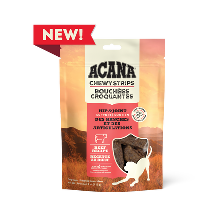 ACANA - Beef Recipe Hip & Joint Chewy Strips - Paddock Animal & Co