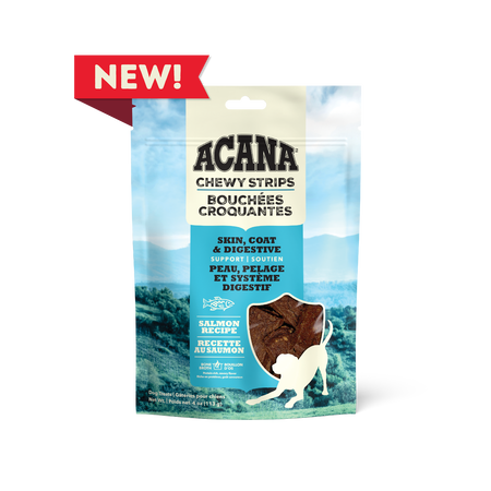 ACANA - Salmon Recipe Skin, Coat & Digestive Chewy Strips - Paddock ...