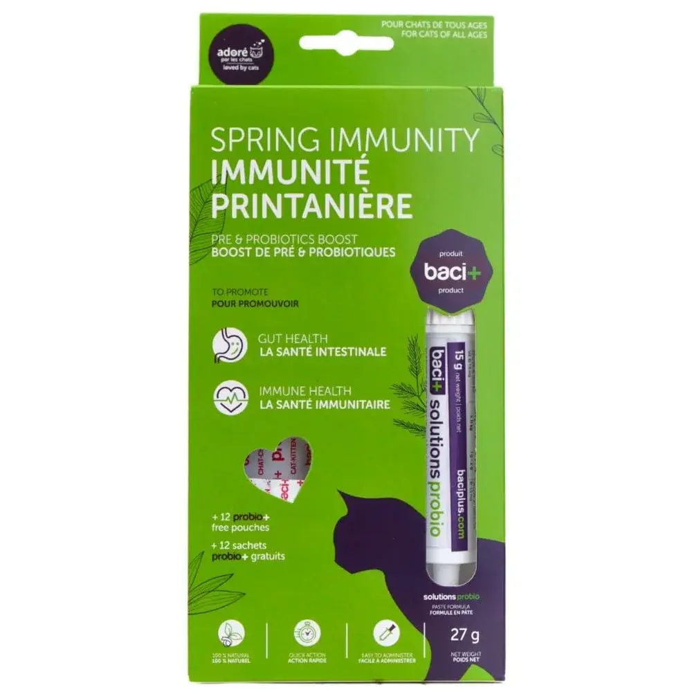 BACI+ - Boost Pre & Probiotic Spring Immunity Kit for Cats - Paddock ...