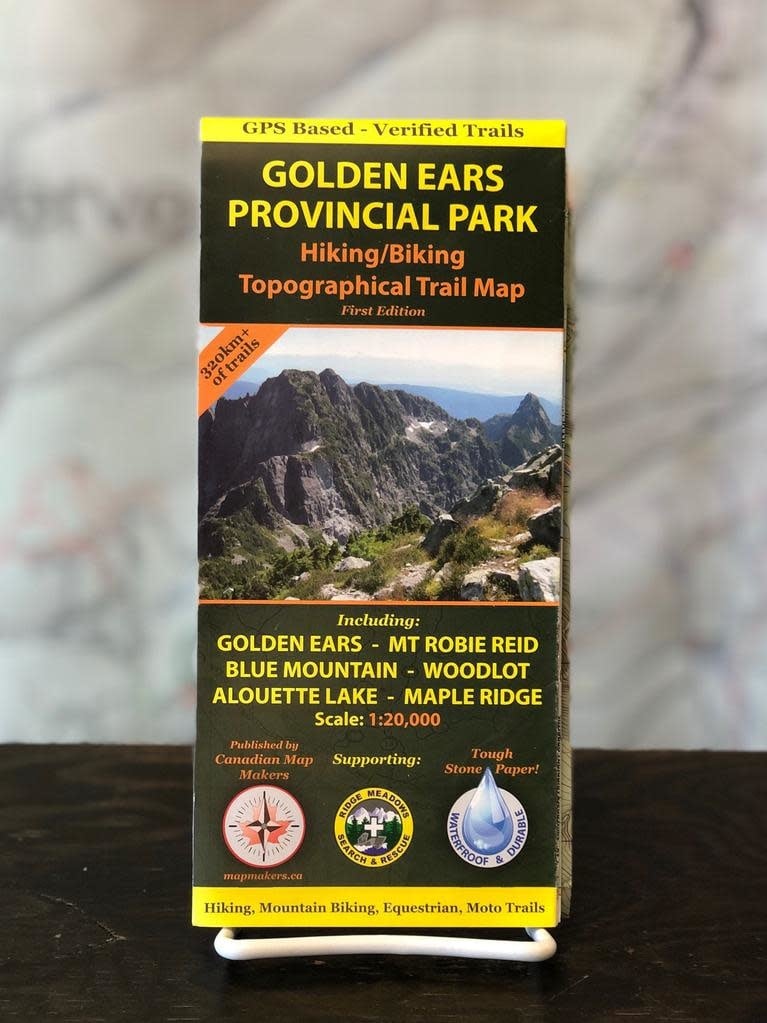 Canadian Map Makers Golden Ears Trail Map - Distance Runwear
