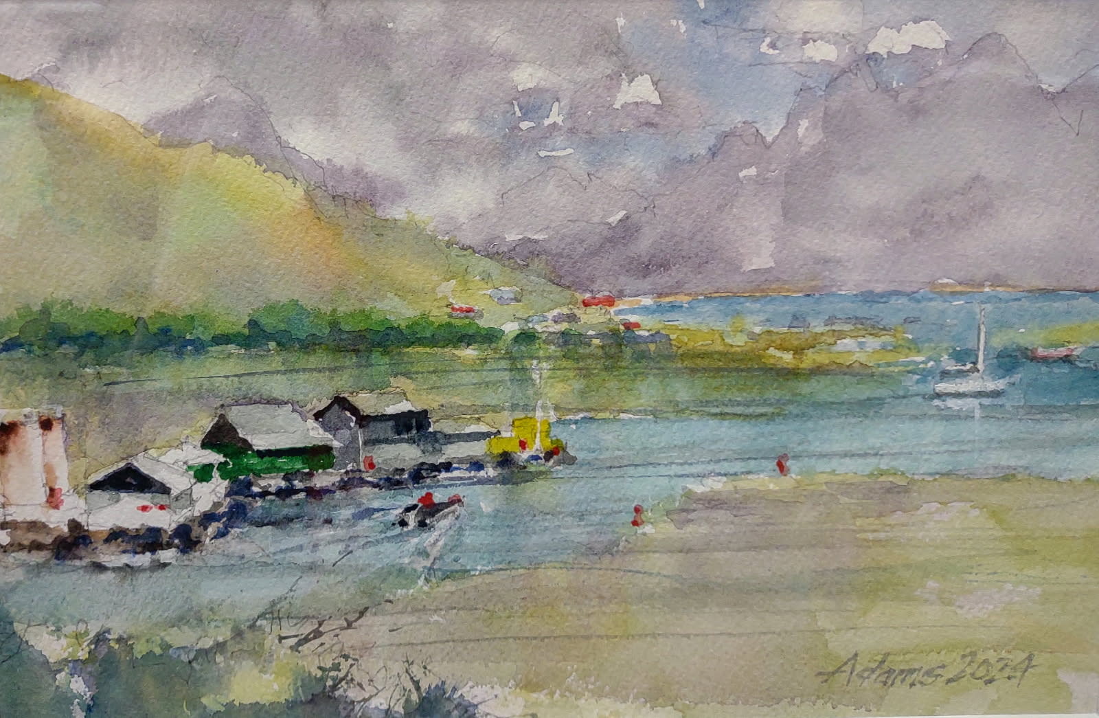 Heʻeia – Watercolor by Dwayne Adams | Magnolia Hawaii - Magnolia Hawaii