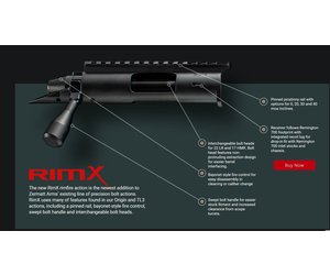 ZERMATT BIGHORN RIMX ACTION, 22LR, RH, 30 MOA, TACTICAL BOLT KNOB ...