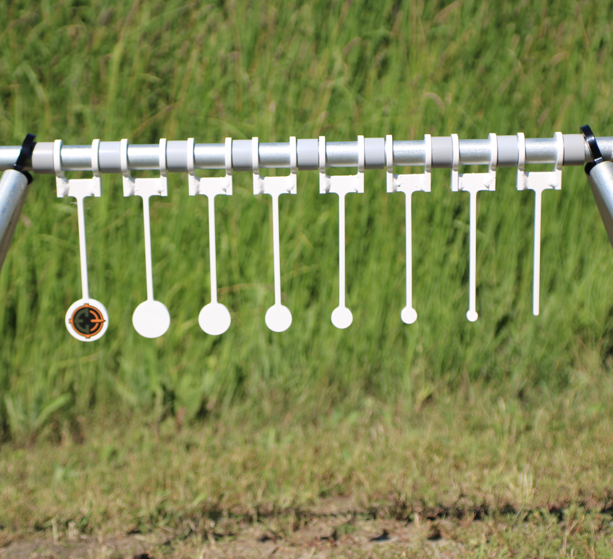 AR500 RIMFIRE TARGET SET, KNOW YOUR LIMITS, 3/8”, 8 TARGETS, .25-2”, W ...